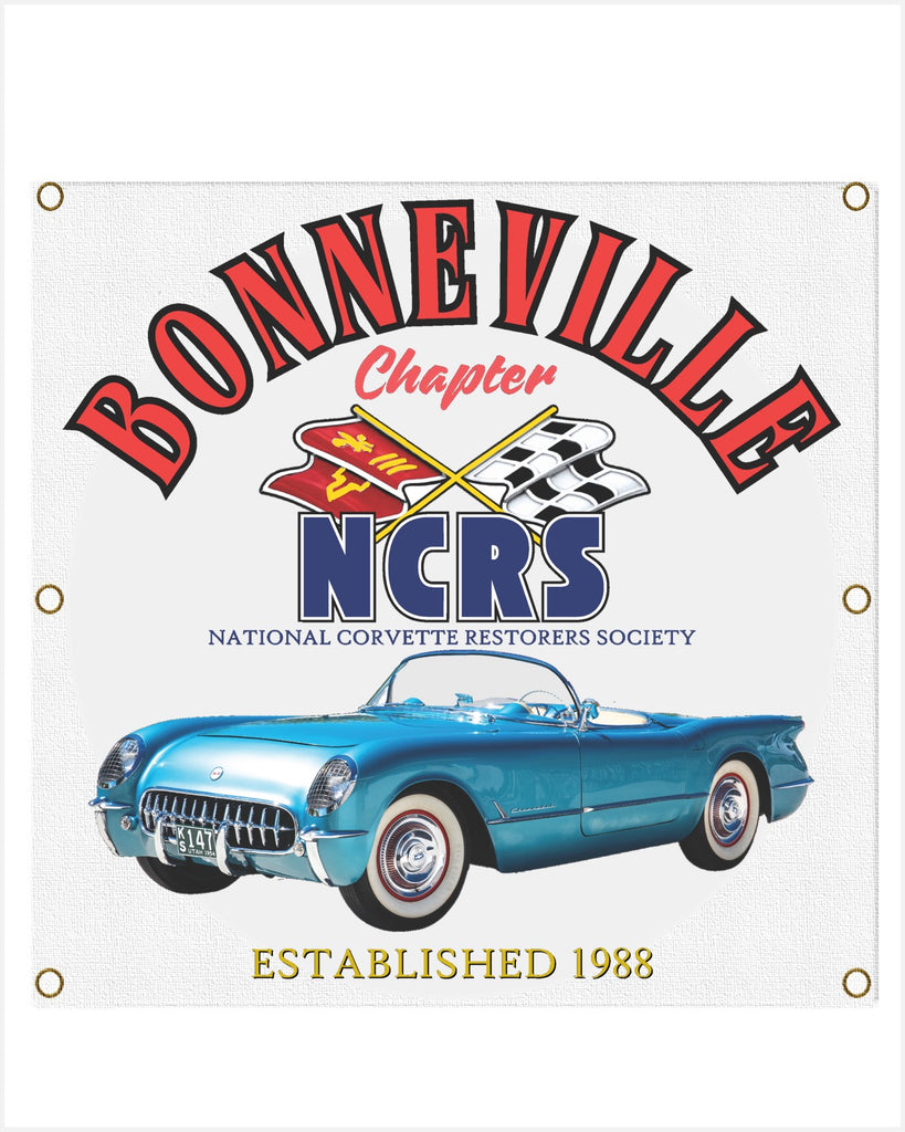 NCRS BONNEVILLE CHAPTER Garage Banner – NCRSapparel.com