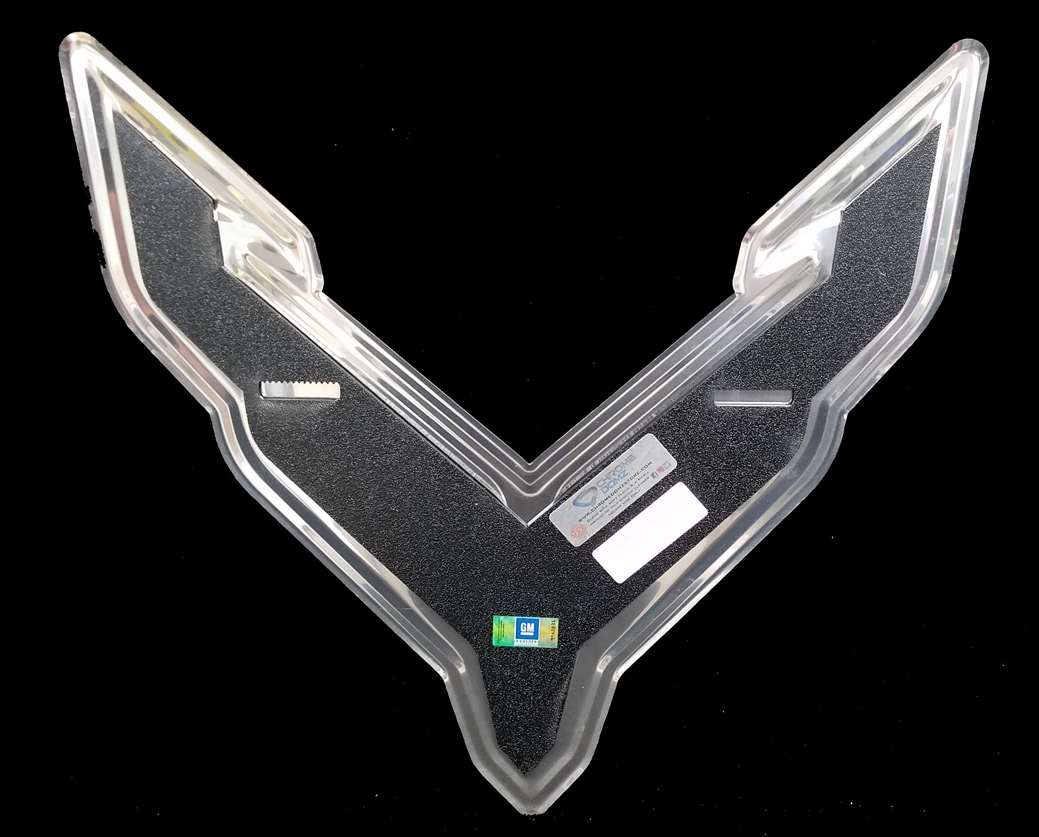 CORVETTE C8 FLAGS BADGE CHROME EMBOSSED 22" GARAGE SIGN – NCRSapparel.com